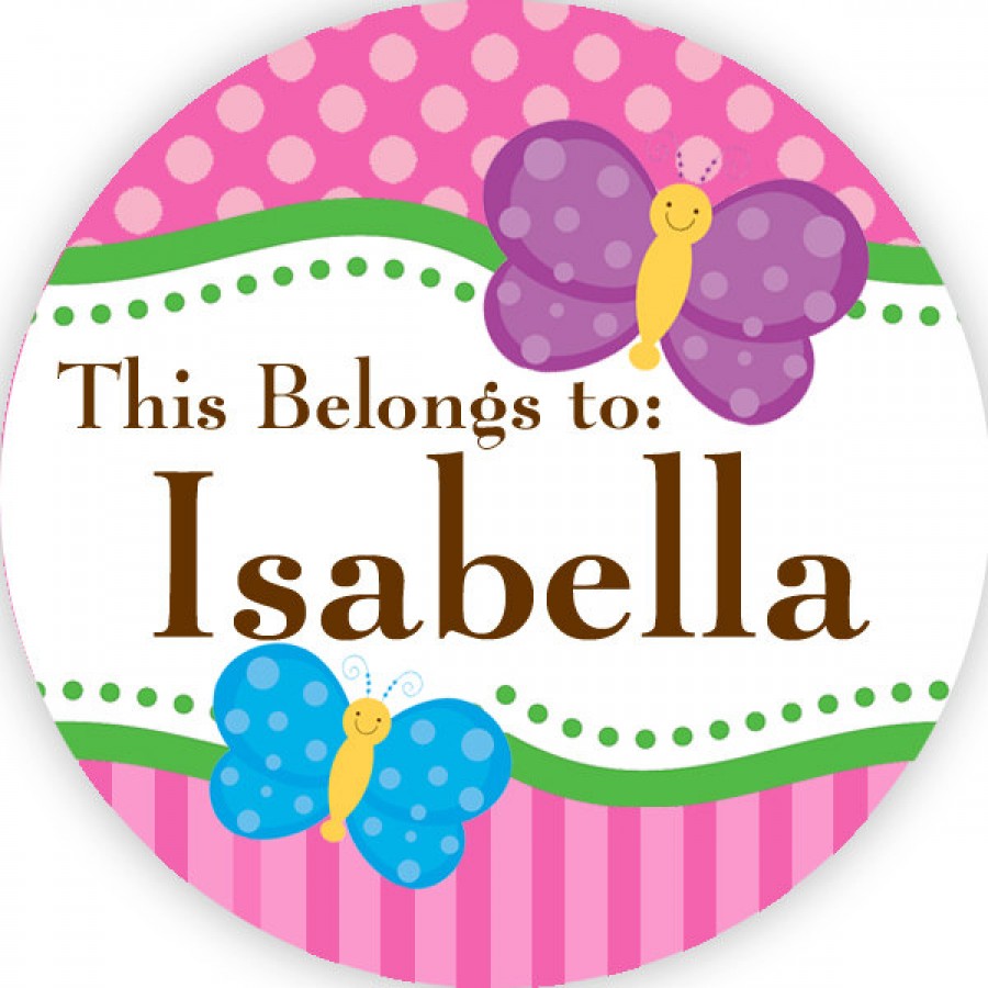 Round Name Labels | Name Round Labels For Classroom | Name Labels