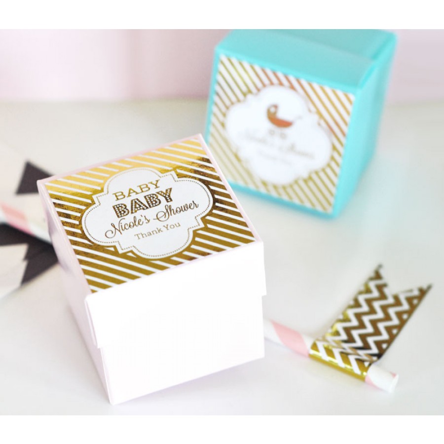 Foil Square Labels | Foiled Square Labels | Foiled Labels Australia
